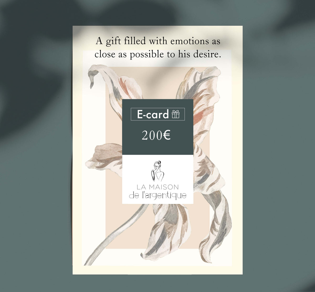 Carte cadeau | Vente photo d'art en ligne | La Maison de l'argentique